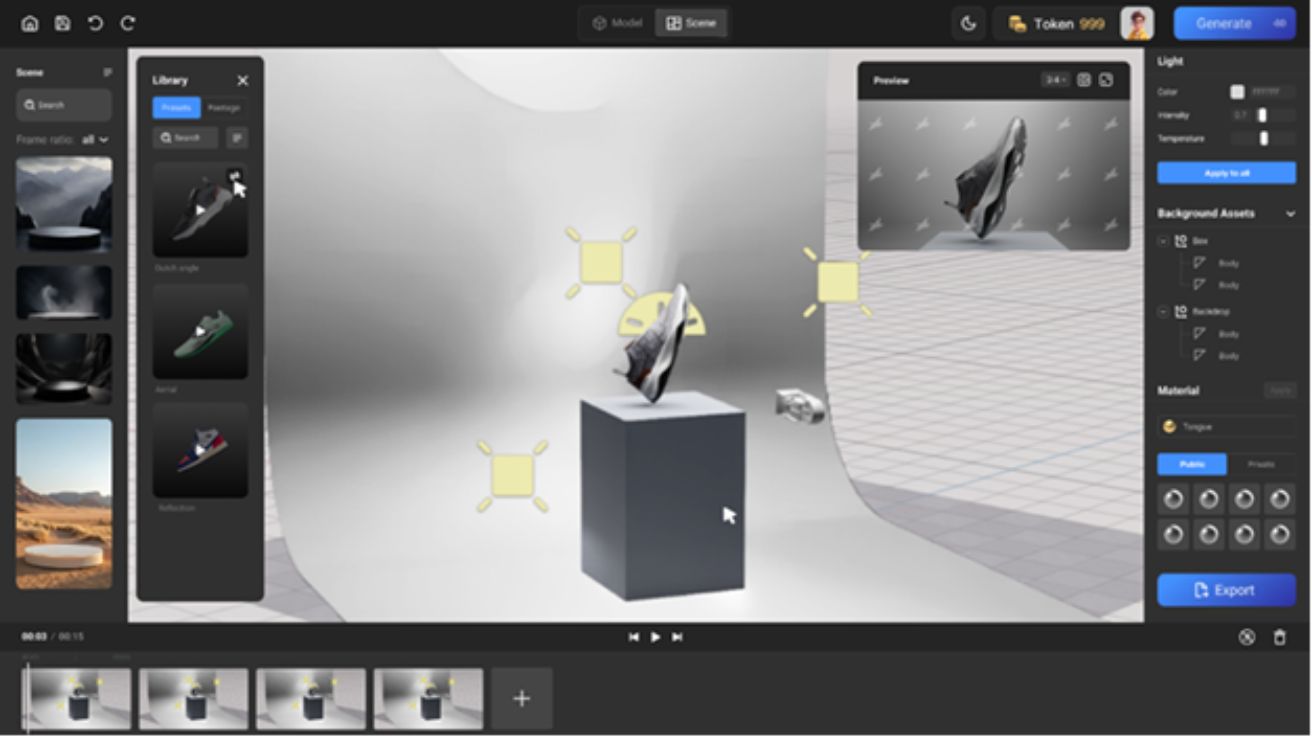 스카이인텔리전스, 세계 최초 AI 3D 콘텐츠 자동화 플랫폼 ‘B.THREE’ 공식 출시 – AI 매터스